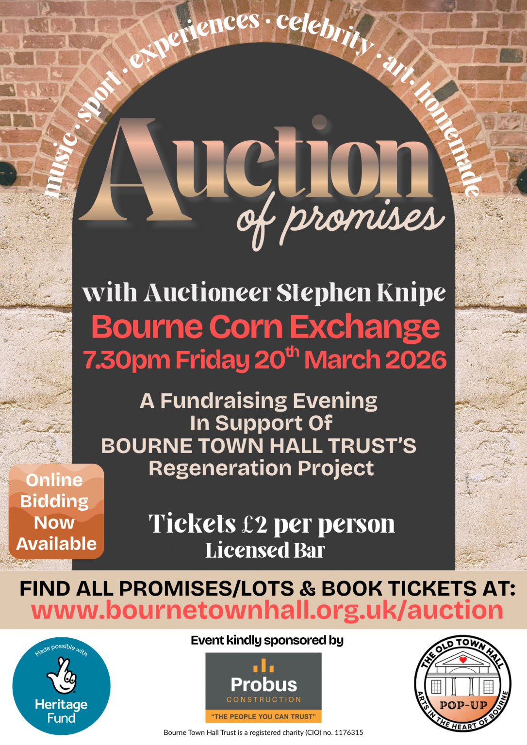 AUCTION – The Old Town Hall – Bourne